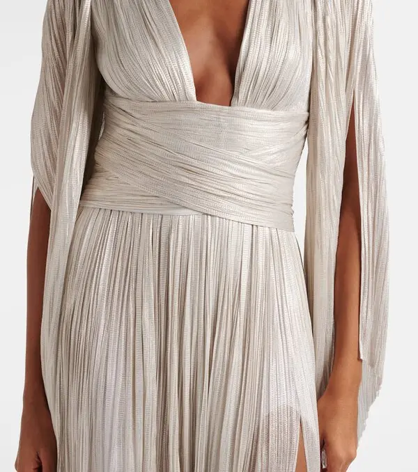 MARIA LUCIA HOHAN Draped Silk Gown
