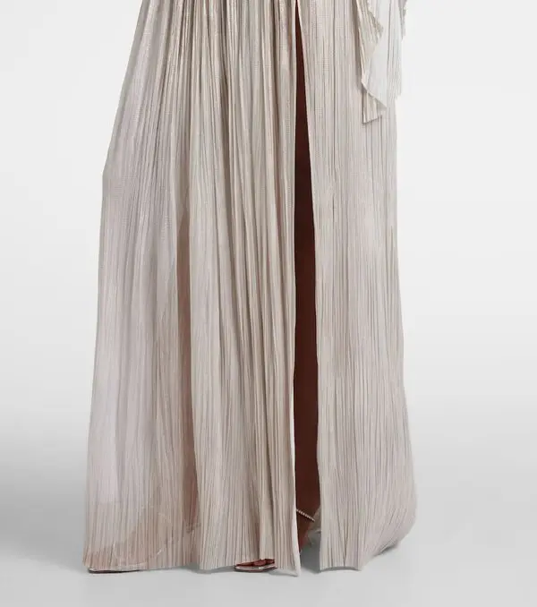 MARIA LUCIA HOHAN Draped Silk Gown