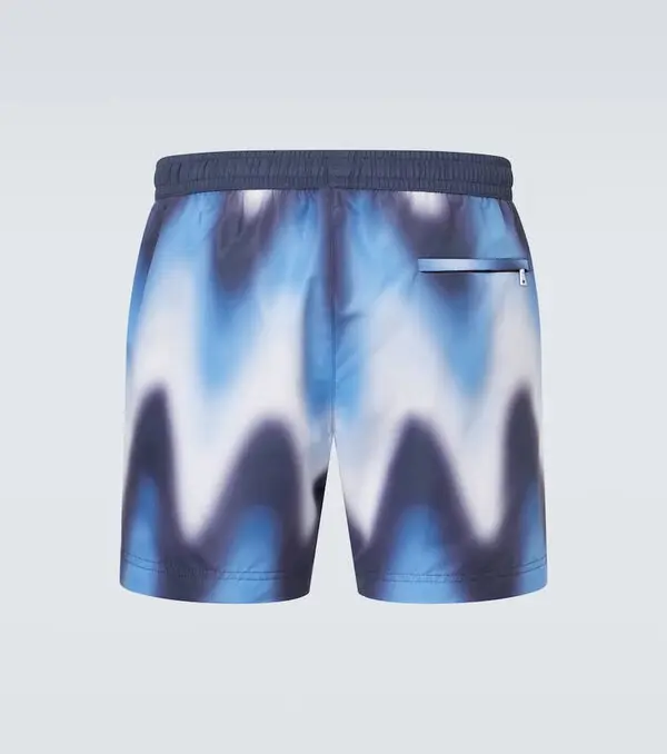 Commas Printed Swim Trunks - Blue