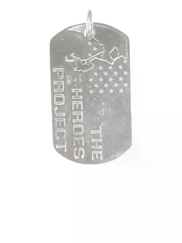 Chrome Hearts Heroes Project Dog Tag - Silver