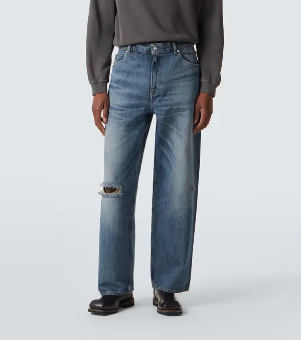 Our Legacy Vast Cut High-rise Wide-leg Jeans - Blue