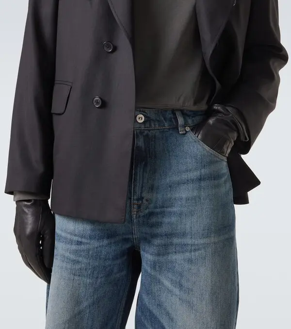 Our Legacy Vast Cut High-rise Wide-leg Jeans - Blue
