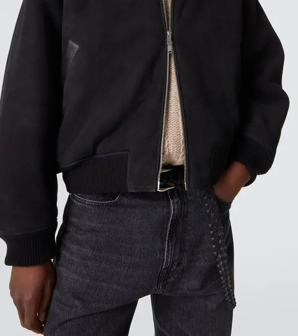 Studio Nicholson X Aaron Levine Berkeley Suede Bomber Jacket