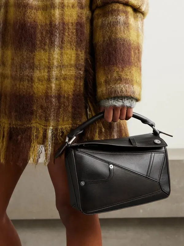 Loewe Puzzle Panta Small Shoulder Bag - Brown