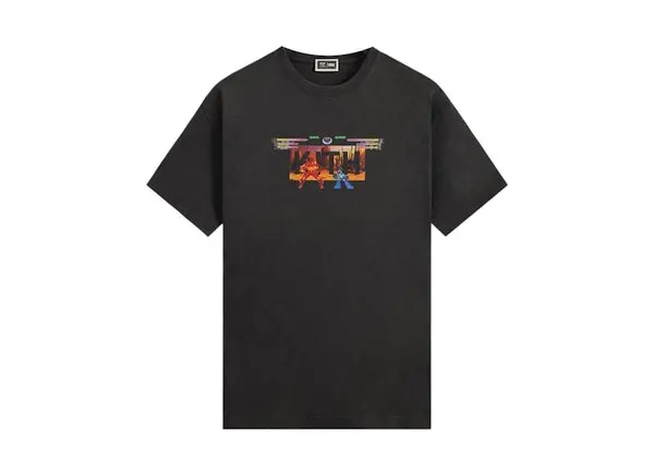 Kith X Marvel Vs. Capcom Desert Vintage Tee Shirt - Black