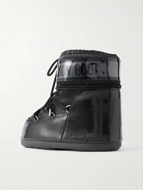 Moon Boot Icon Glow Glance Snow Boots - Black