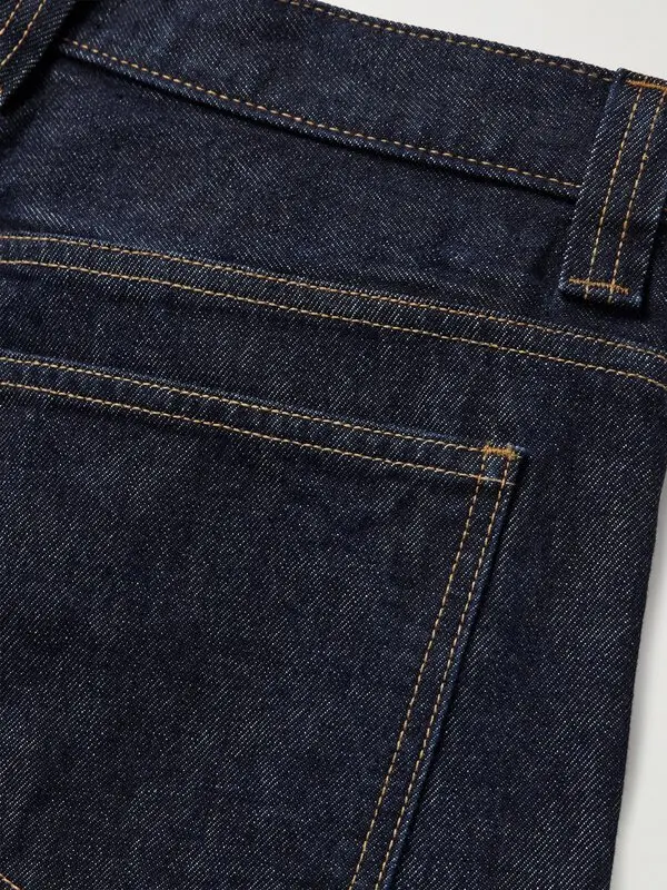 Khaite Karo Mid-rise Barrel-leg Jeans - Blue