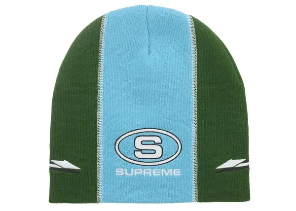 Supreme Racing Panel Beanie - Green