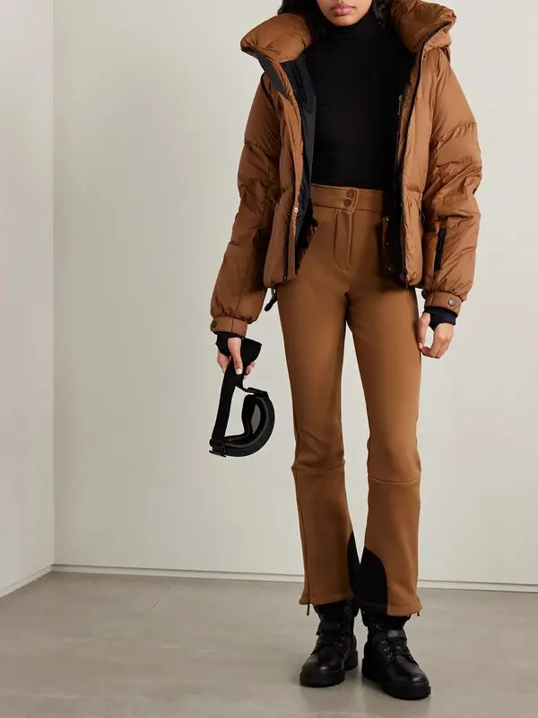 Cordova Saint Moritz Tech-jersey Flared Ski Pants - Brown