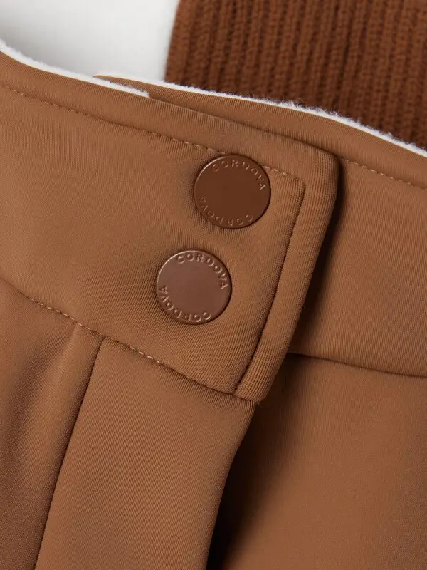 Cordova Saint Moritz Tech-jersey Flared Ski Pants - Brown