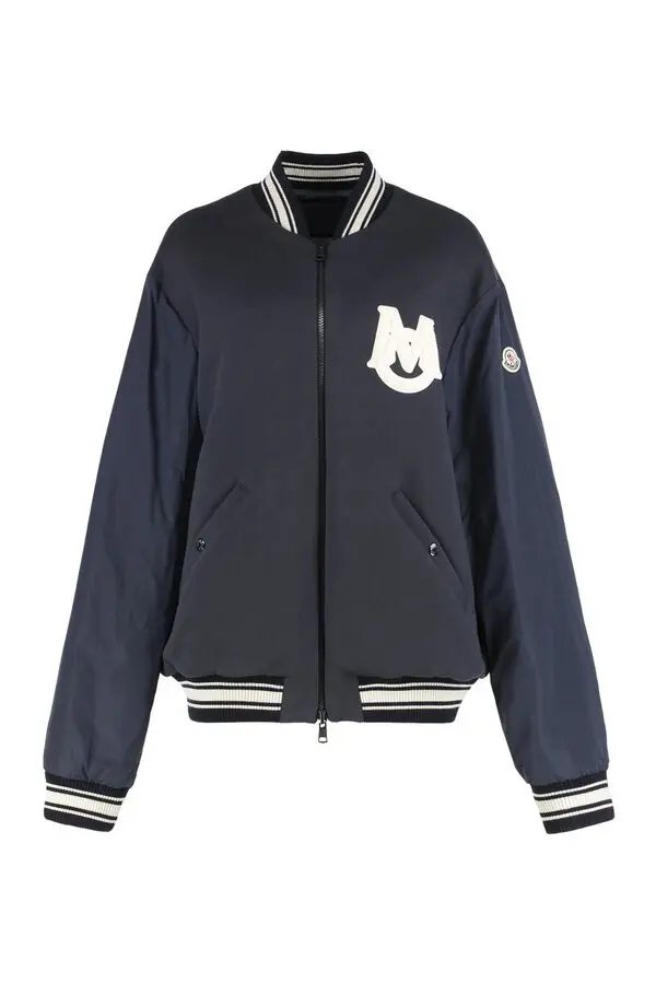 Moncler Padded Reversible Bomber Jacket - Blue