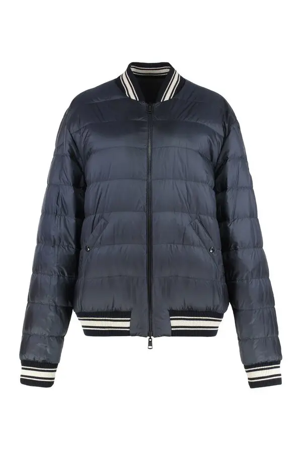 Moncler Padded Reversible Bomber Jacket - Blue