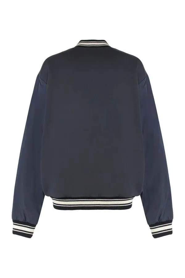 Moncler Padded Reversible Bomber Jacket - Blue