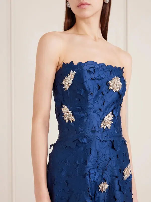 costarellos blue dress Costarellos, Embroidered gown, Women, Blue, US 2, Dresses, Materialmix