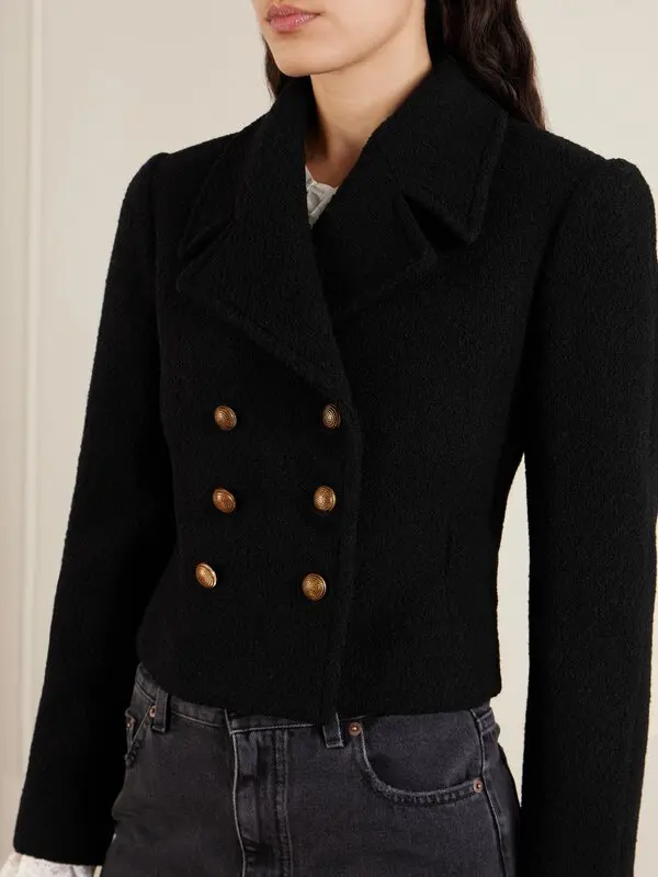 Chloé Double-breasted Wool-blend Jacket