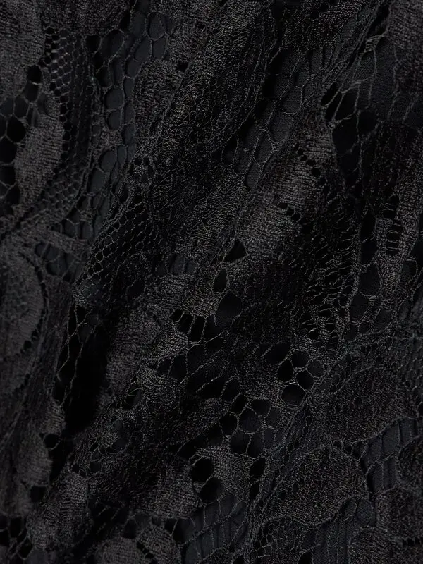 Chloé Cotton-blend Lace Midi Skirt