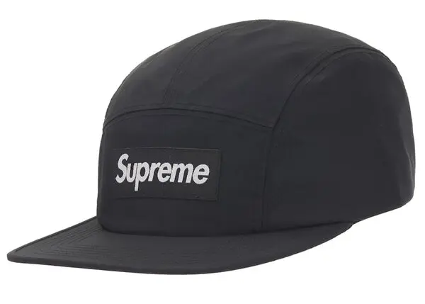Supreme Goretex Zip Pocket Camp Cap - Black