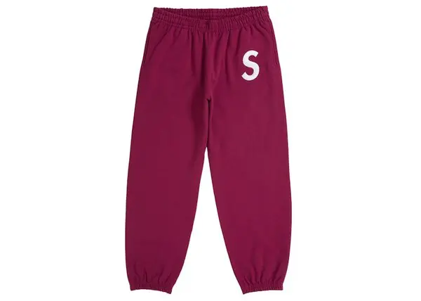 Supreme Logo Sweatpant - Red