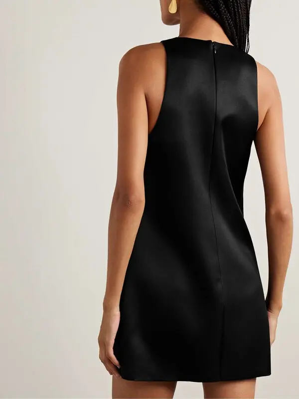 Brandon Maxwell The Joelle Wool And Silk-blend Mini Dress