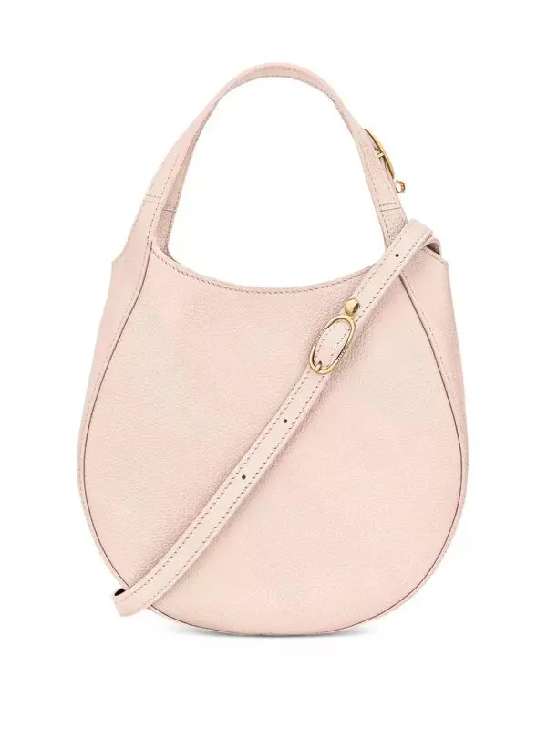 Longchamp Le Foulonné Small Grained-leather Tote - Neutrals