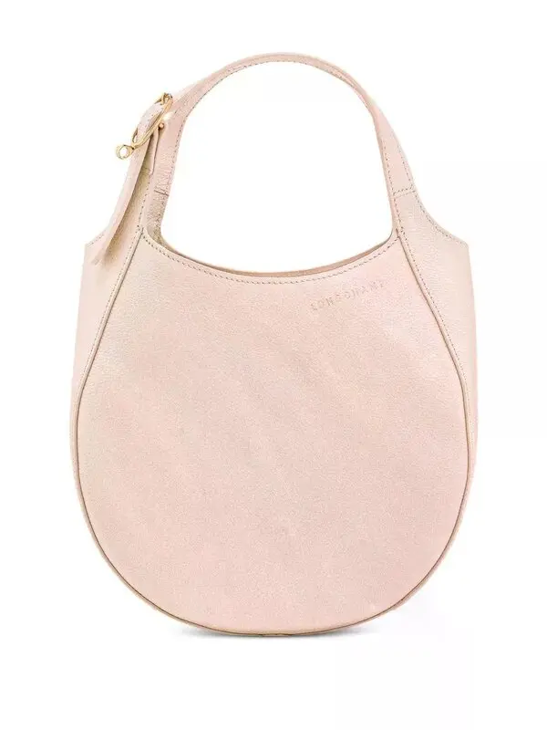 Longchamp Le Foulonné Small Grained-leather Tote - Neutrals