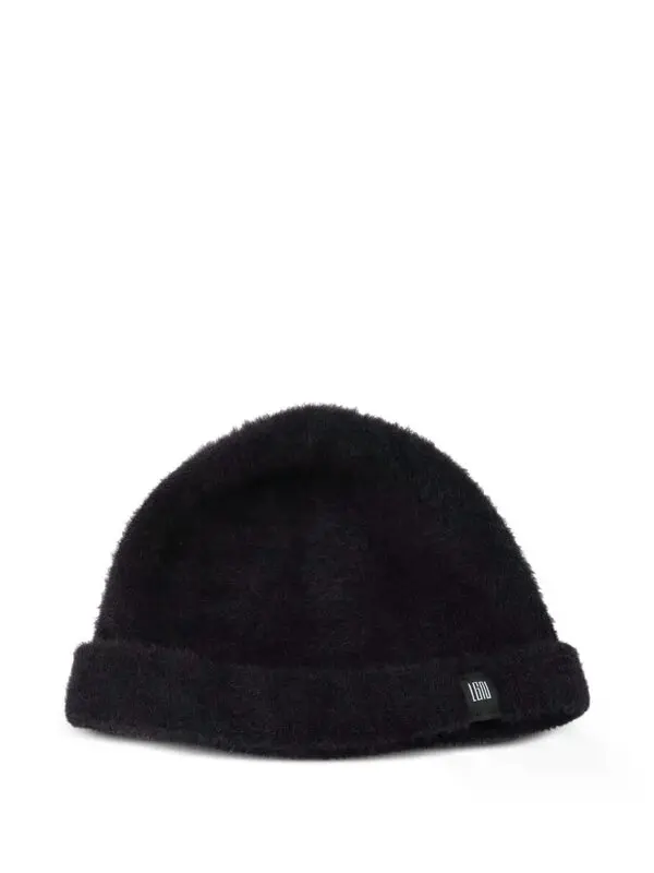 LGN LOUIS GABRIEL NOUCHI Fluffy Knit Bonnet - Black