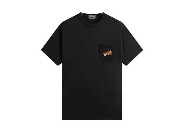 Kith X Marvel Vs. Capcom World Vintage Pocket Tee Shirt - Black