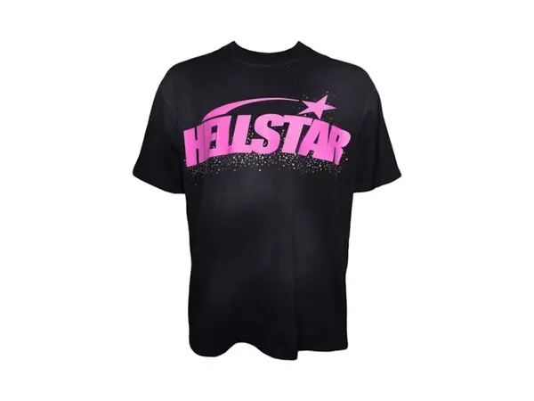 HELLSTAR Classic Rhinestone T-shirt - Pink