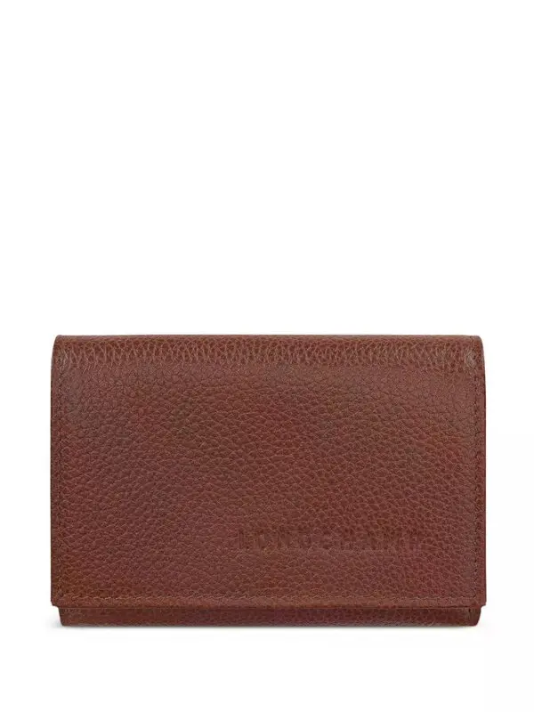 Longchamp Le Foulonné Compact Wallet - Brown