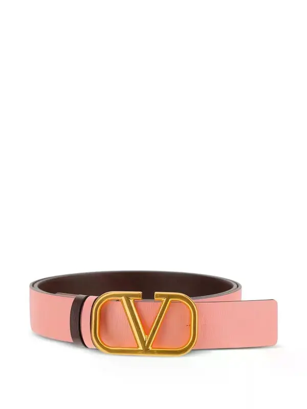 Valentino Garavani Leather Belt - Pink