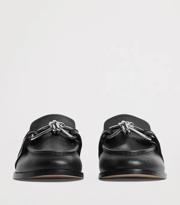 Bottega Veneta Calfskin Astaire Loafers - Black