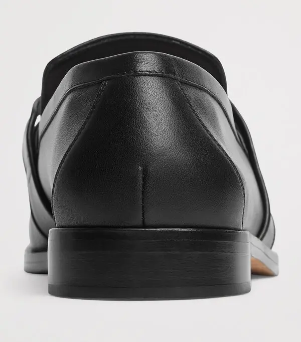 Bottega Veneta Calfskin Astaire Loafers - Black