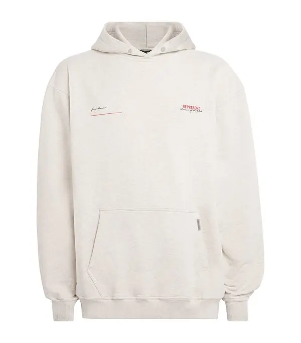 REPRESENT Cotton Patron Of The Club Hoodie - Ivory
