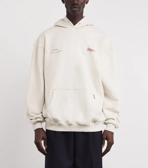 REPRESENT Cotton Patron Of The Club Hoodie - Ivory