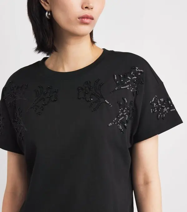 Rag & Bone Cotton Beaded Kelly T-shirt