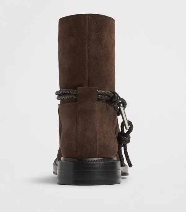 Bottega Veneta Leather James Ankle Boots - Brown
