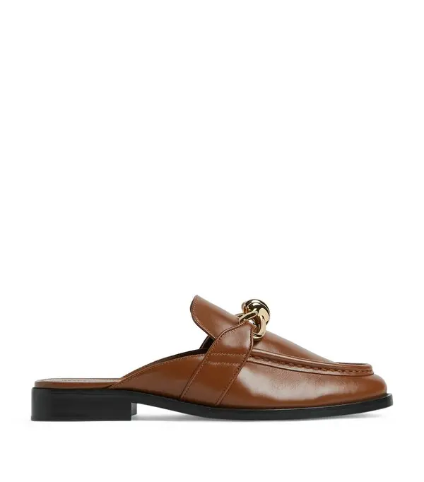 Bottega Veneta Calfskin Astaire Slippers - Brown