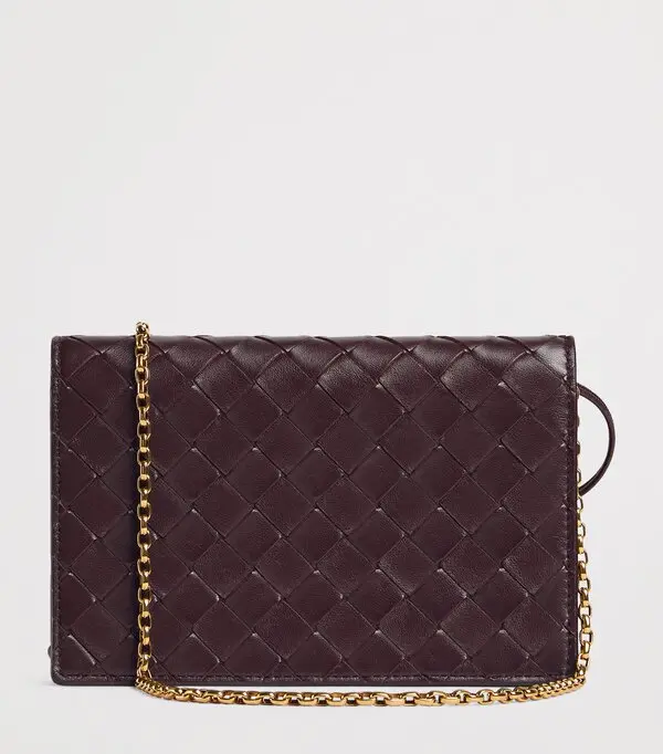 Bottega Veneta Leather Andiamo Cross-body Bag - Brown