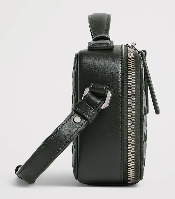 Bottega Veneta Leather Intrecciato Getaway Pouch