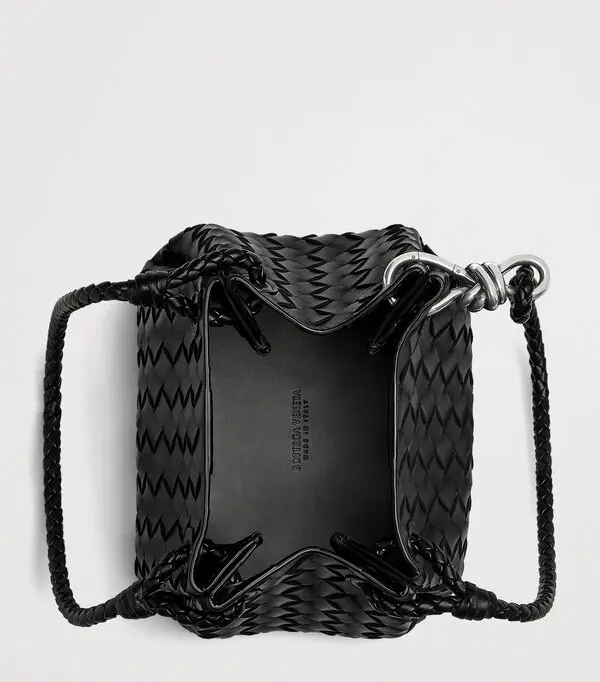 Bottega Veneta Small Leather Parachute Shoulder Bag - Grey