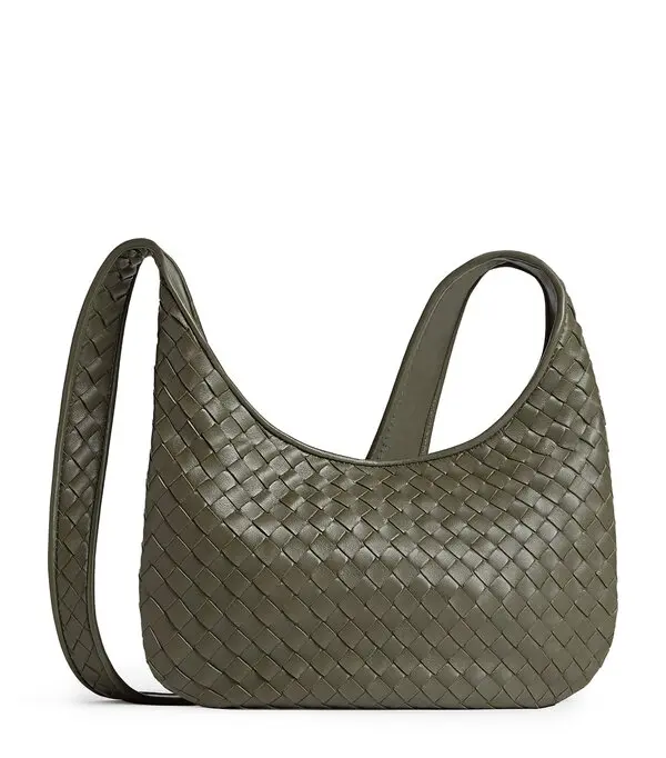 Bottega Veneta Small Intrecciato Veneto Cross-body Bag - Green