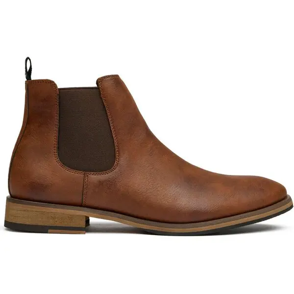 V.GAN LONDON Chelsea Ankle Boots - Tan