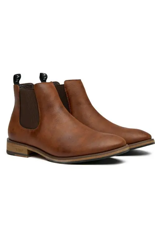 V.GAN LONDON Chelsea Ankle Boots - Tan