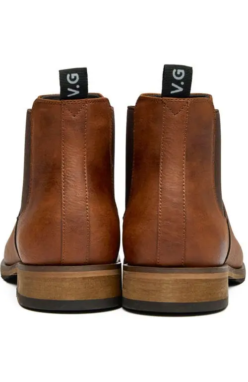 V.GAN LONDON Chelsea Ankle Boots - Tan