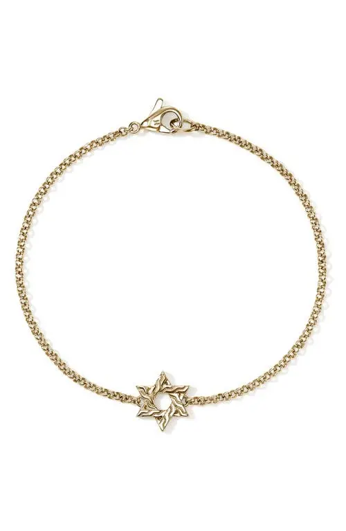 John Hardy Essentials Star Of David Bracelet - Gold