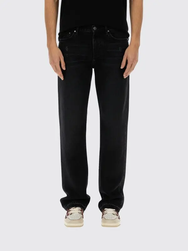 Amiri Distressed Straight Leg Jeans