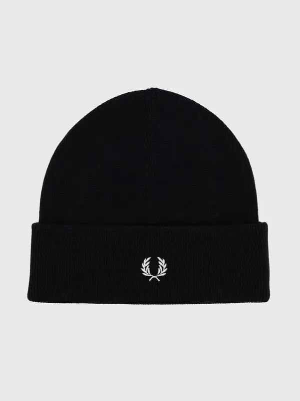 Fred Perry Logo Beanie - Blue