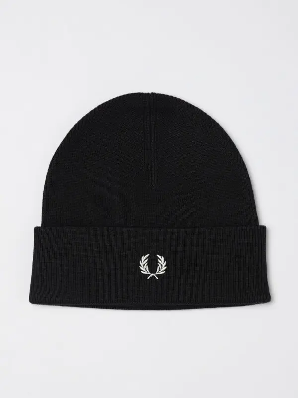 Fred Perry Logo Beanie - Navy