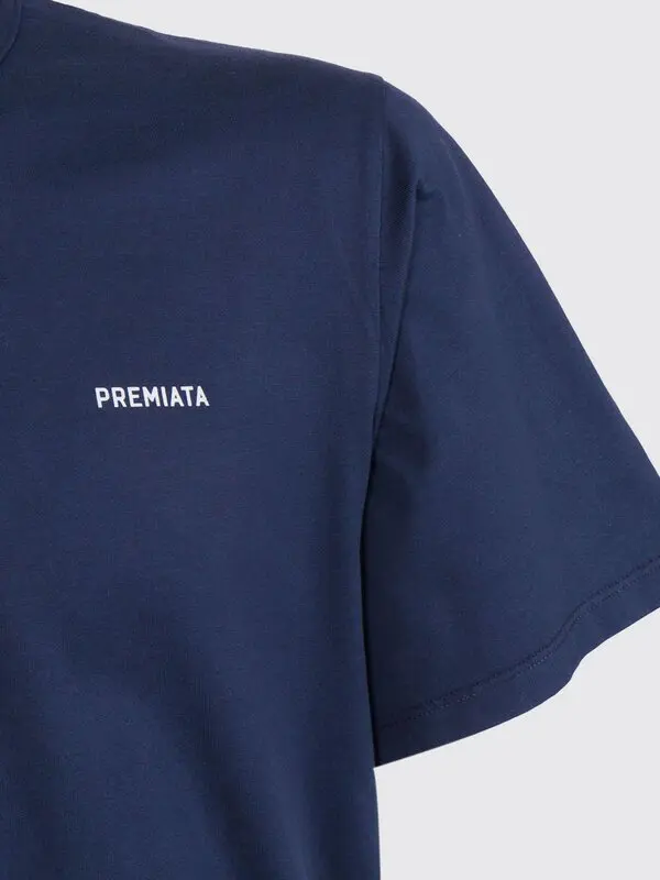 Premiata Cotton T-shirt With Logo - Blue