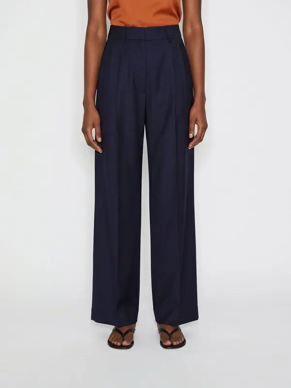 BLAZÉ MILANO Twill Palazzo Trousers